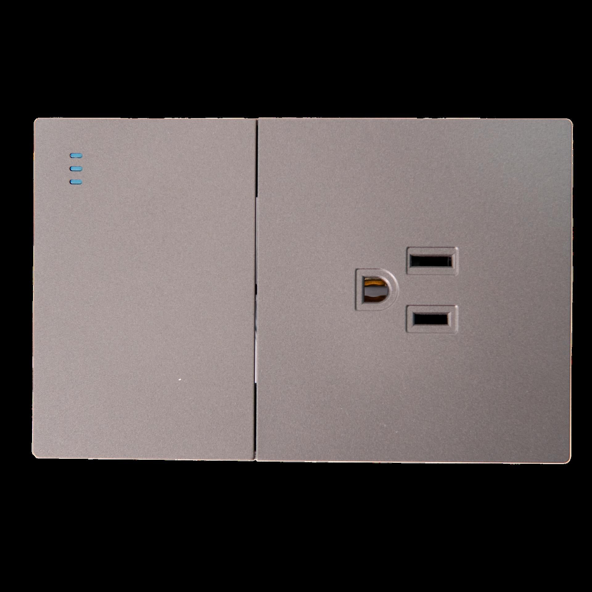 Toma Swiche Terra Gris Uduke V8018 – tuhogaronline.com